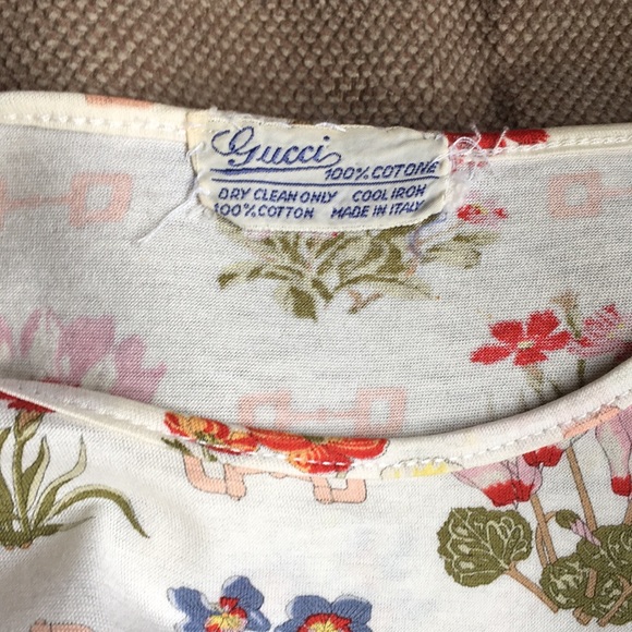 Gucci | Tops | Gucci Flora Floral Top Xs Small | Poshmark